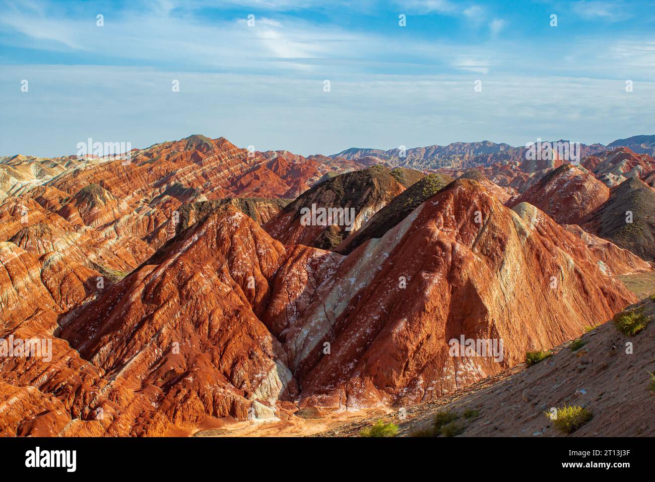 Colourful Hills Scenic Area of Zhangye National Geopark (Zhangye Danxia ...