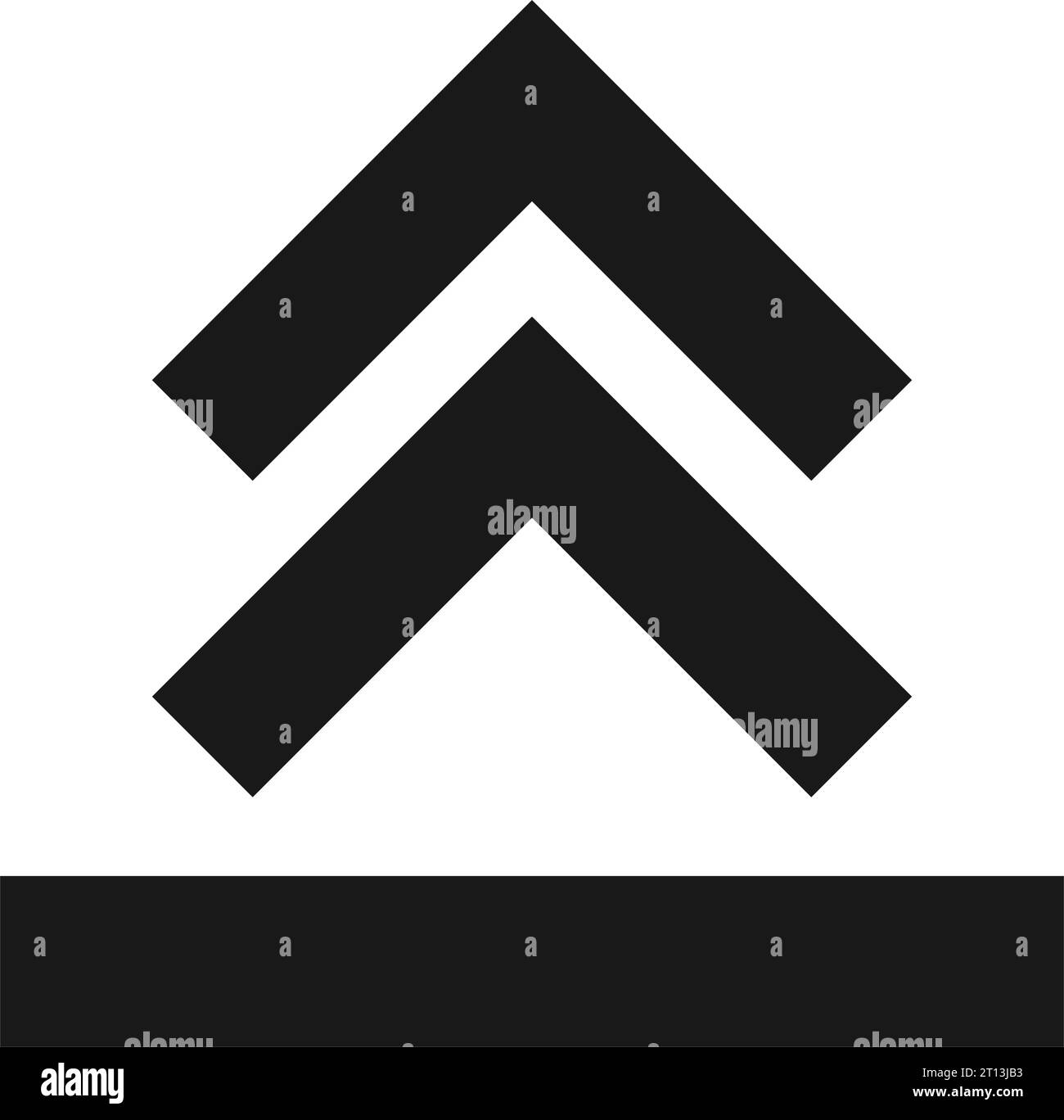 Upward arrow vector vectors hi-res stock photography and images - Alamy