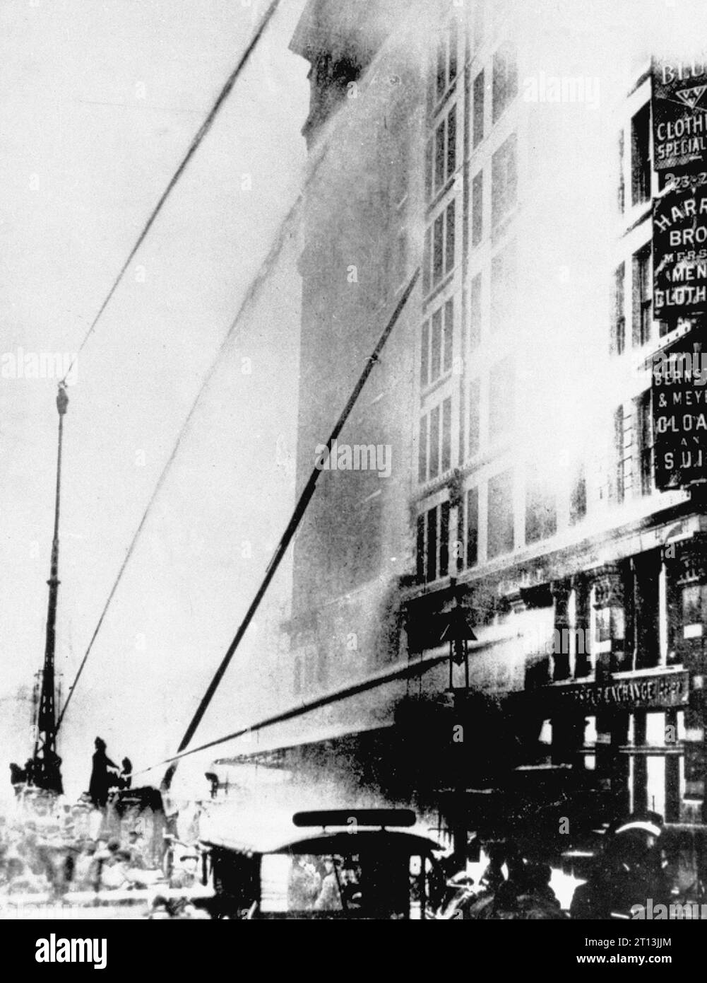 FILE - Firefighters work at the scene of the Triangle Shirtwaist ...