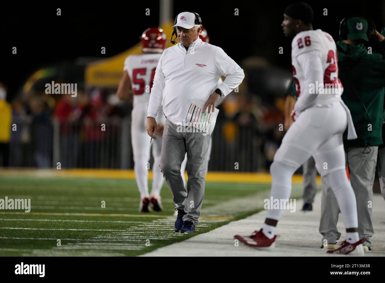Fresno State head coach Jeff Tedford in the second half of an NCAA ...