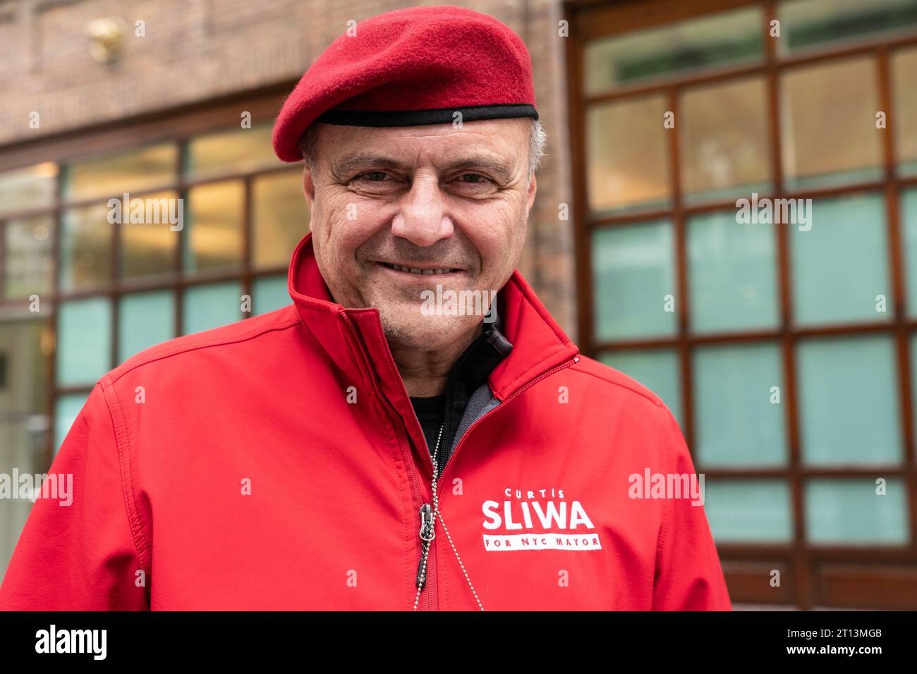 Curtis Sliwa attends New York Stands with Israel Vigil and Rally at Dag ...