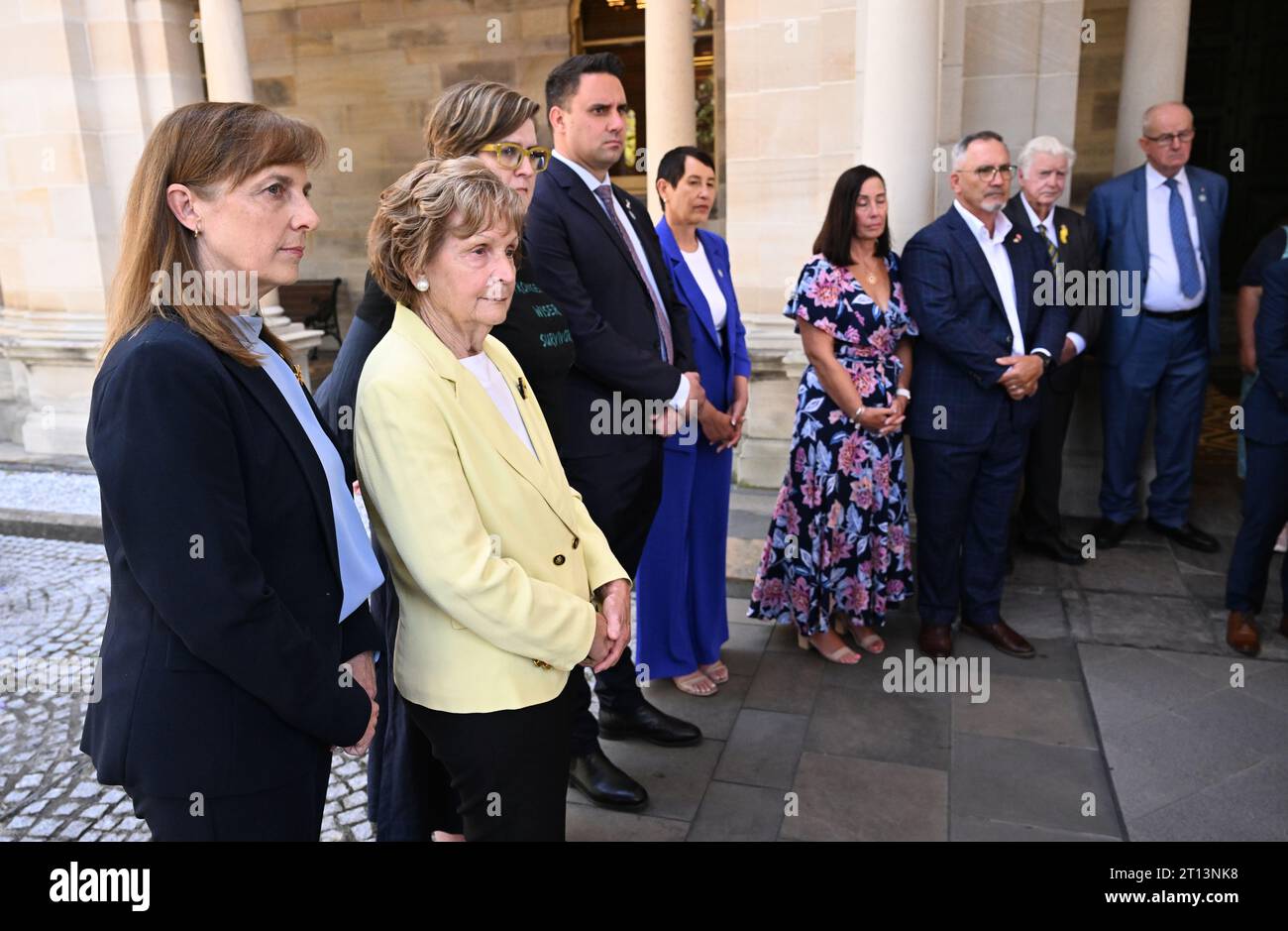 Brisbane, Australia. 11th Oct, 2023. Vanessa Fowler (left) and ...