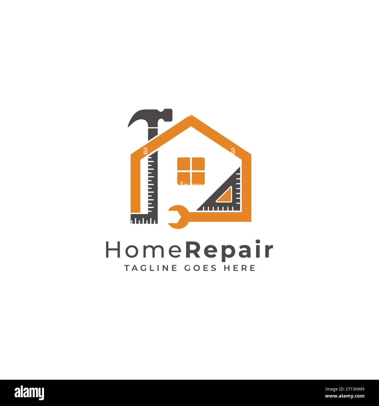House repair and maintenance logo. repairing tools logo for home ...