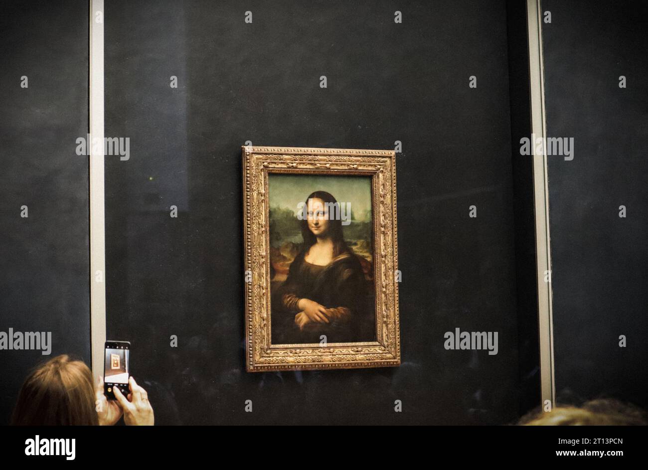 Mona Lisa, Louvre Museum, Paris, France. Louvre gallery paintings Stock Photo - Alamy