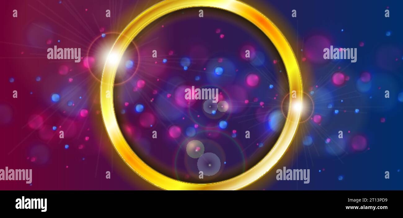 Circle bokeh particle Stock Vector Images - Alamy