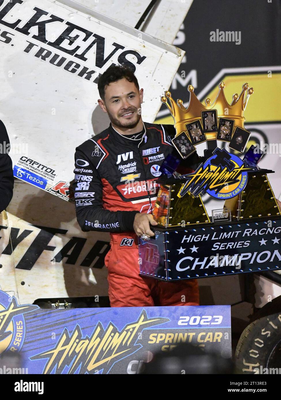 PUTNAMVILLE, IN - OCTOBER 10: Kyle Larson (57) Paul Silva Motorsports ...