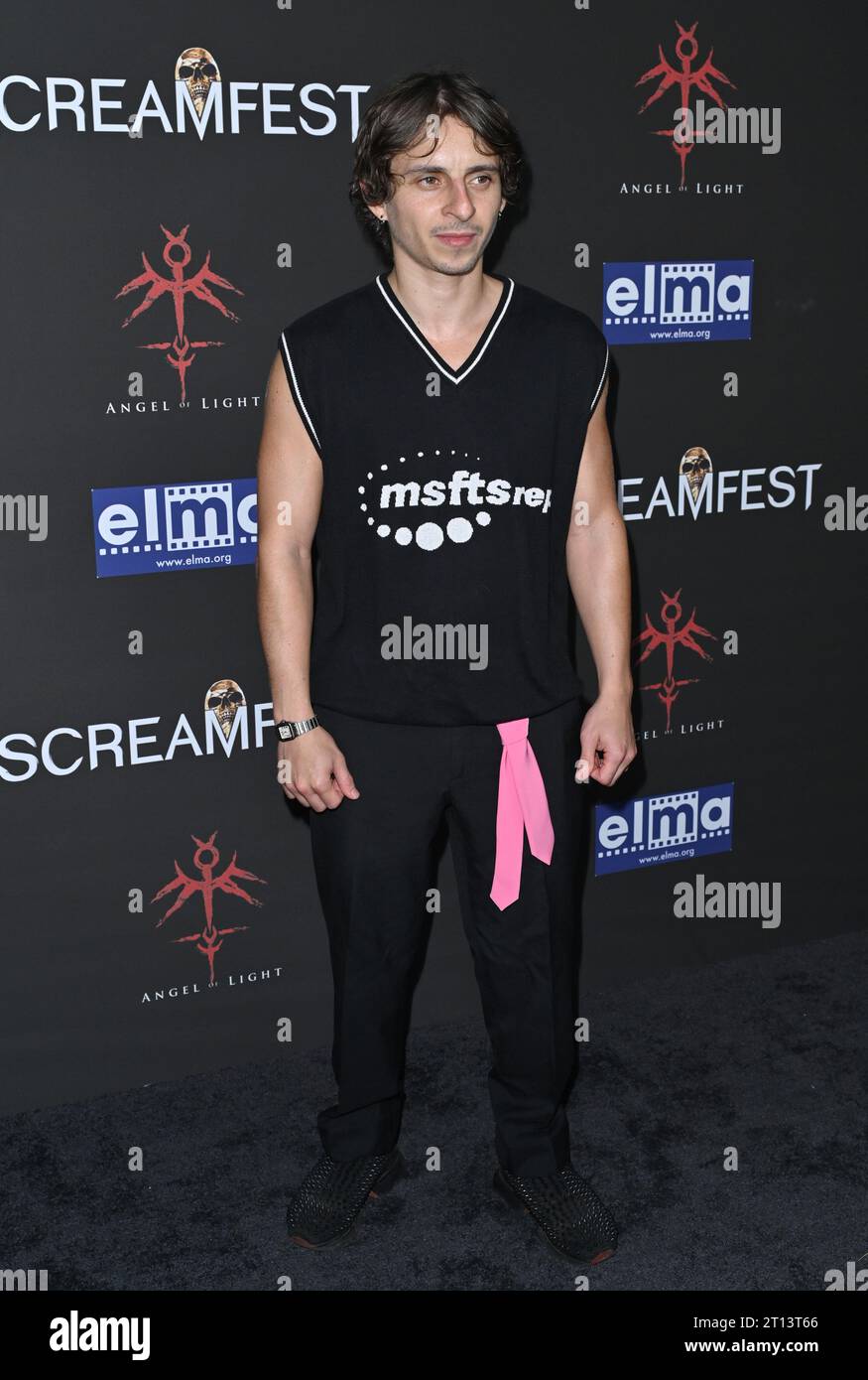 Los Angeles, USA. 10th Oct, 2023. Moises Arias at the premiere for ...