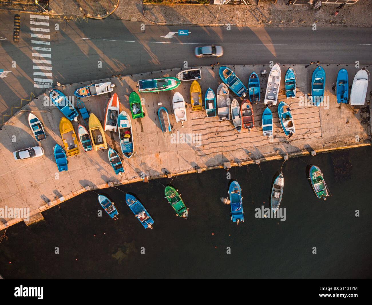 Aerial view nesebar black sea hi-res stock photography and images - Alamy