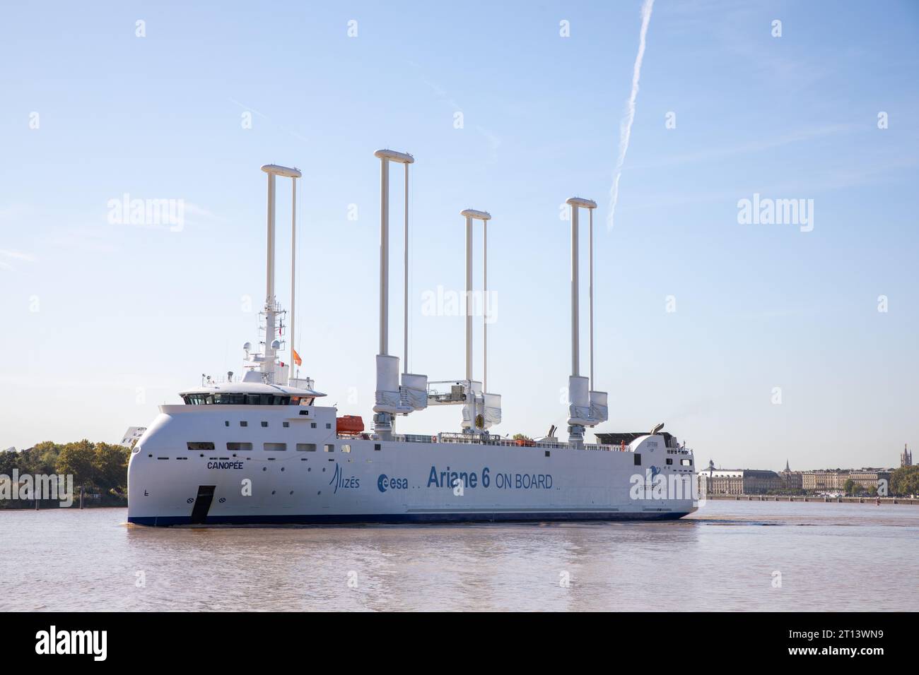 Bordeaux , France - 10 06 2023 : Canopee Canopy ariane group jifmar ...