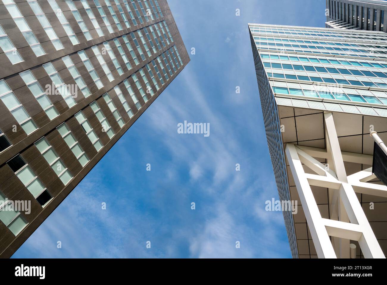 Detailed of business building in Europe. Modern architecture Stock ...
