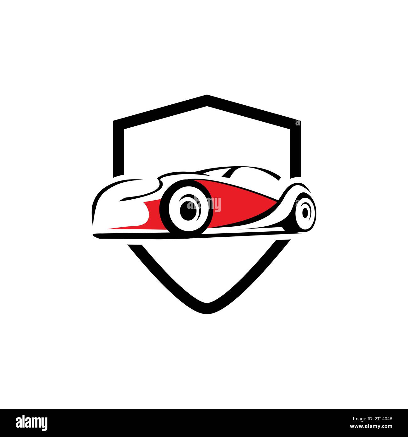 Shield car logo vectors hi-res stock photography and images - Alamy