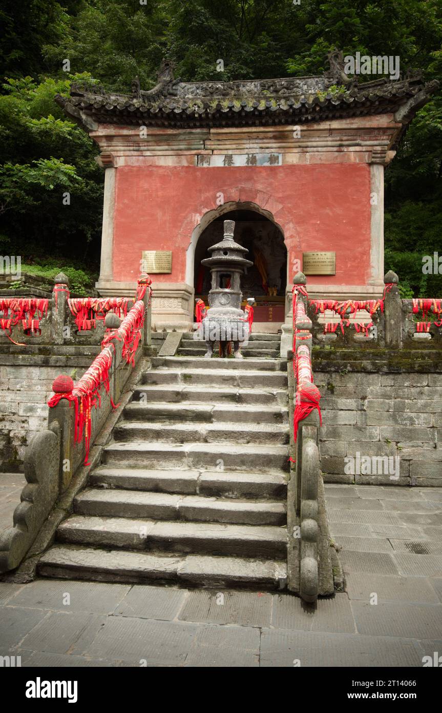 Beautiful architecture in Ancient Wudang temple, WudangShan, China ...