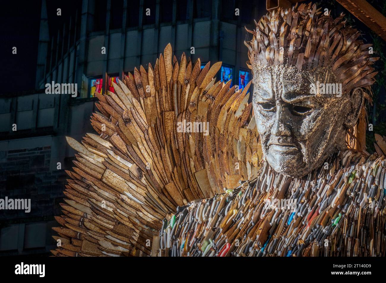 The Knife Angel - Contemporary sculpture formed of 100,000 knives ...