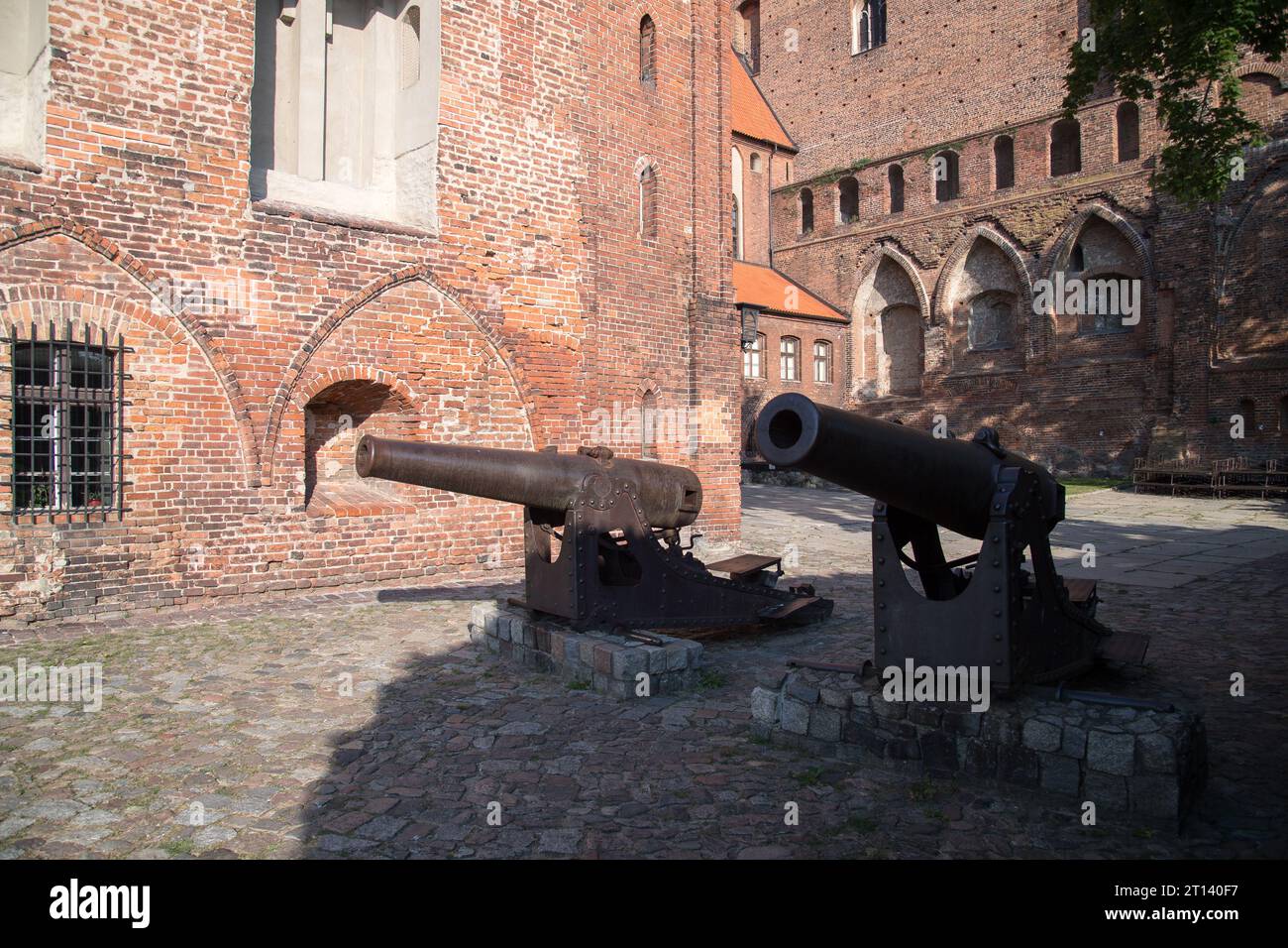 Brick Gothic castle a chapter house of Bishopric of Pomesania built in ...