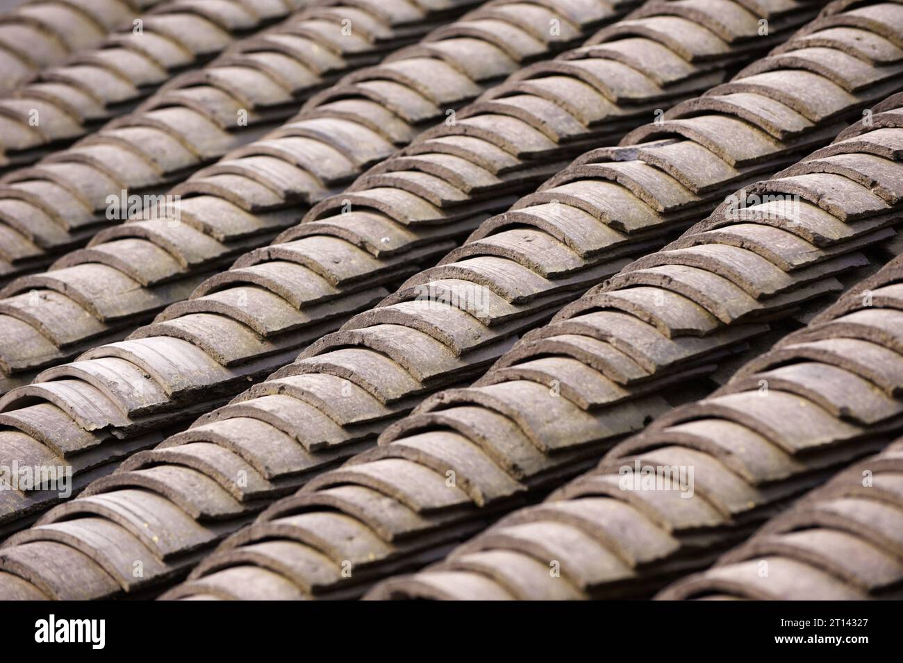 Traditional clay roof of ancient chinese building,closeup Stock Photo ...