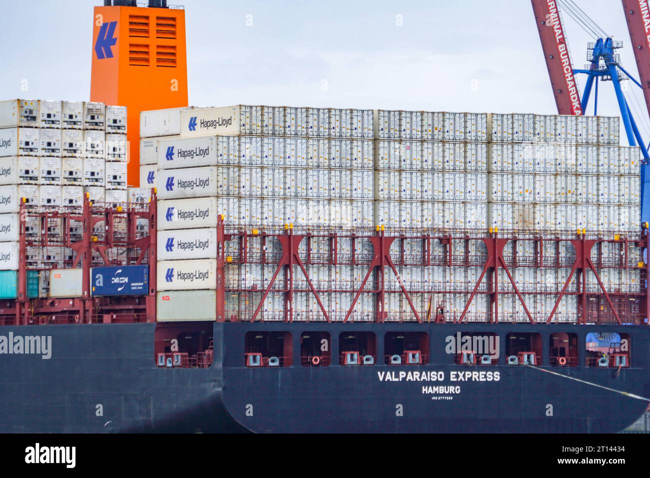 Hapag-Lloyd Containerschiff Valparaiso Express - IMO 9777589, MMSI ...