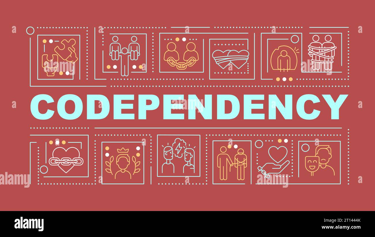 Codependency text with thin linear icons Stock Vector Image & Art - Alamy Codependency text with thin linear icons Stock Vector Image & Art - Alamy