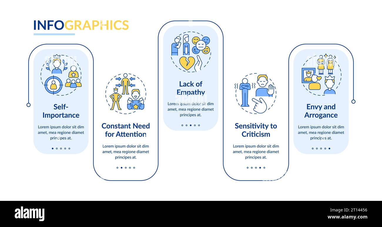 Multicolor codependent relationship layout with linear icons Stock Vector Image & Art - Alamy