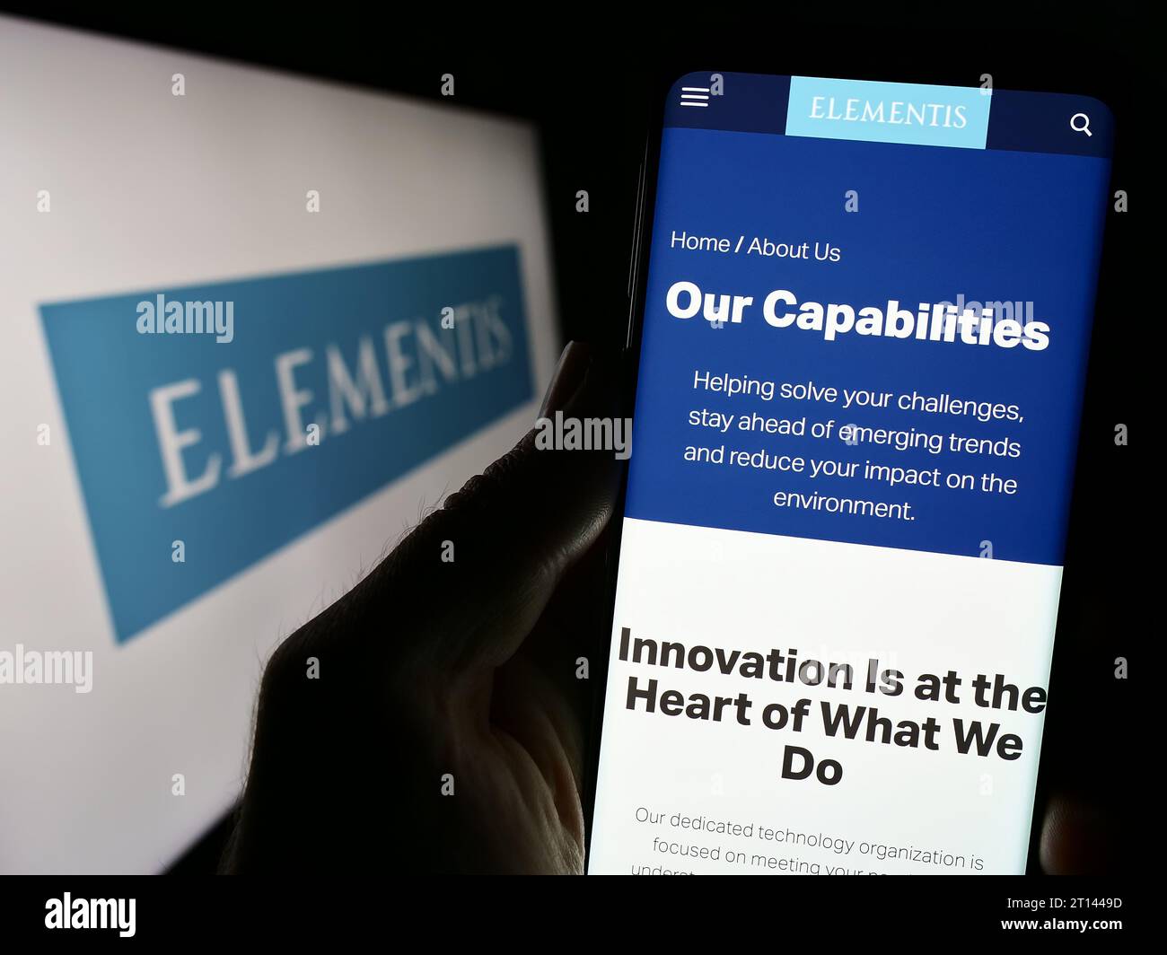 Elementis chemicals hi-res stock photography and images - Alamy