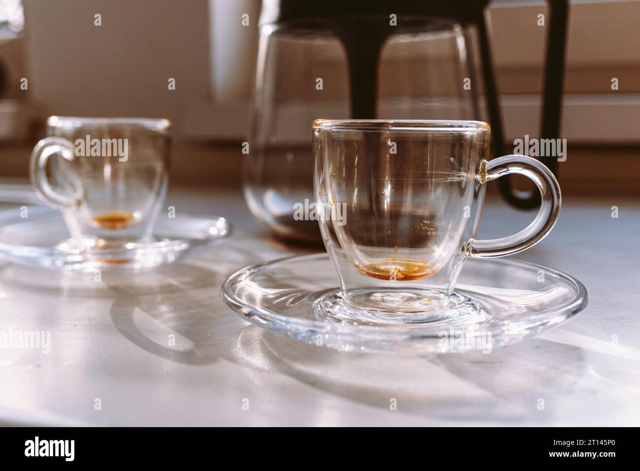 Empty coffee cup grounds hi-res stock photography and images - Alamy