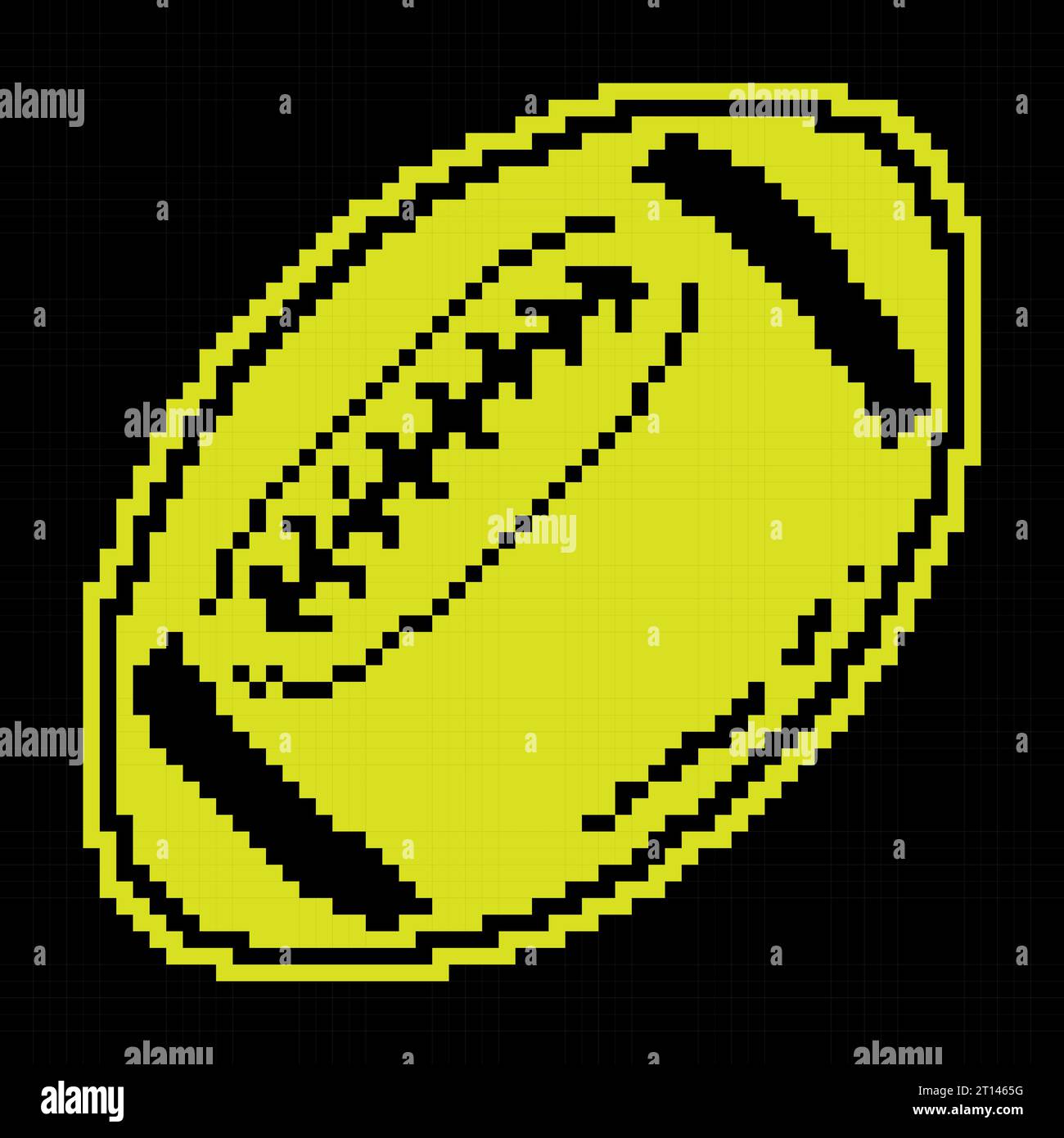 Sports ball for playing American football Pixel silhouette icon. Team ...