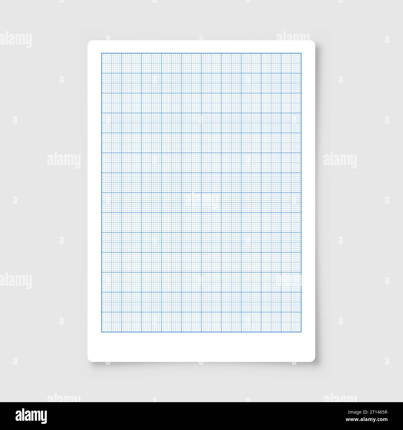 Sheet of graph paper with grid. Millimeter paper texture, geometric ...