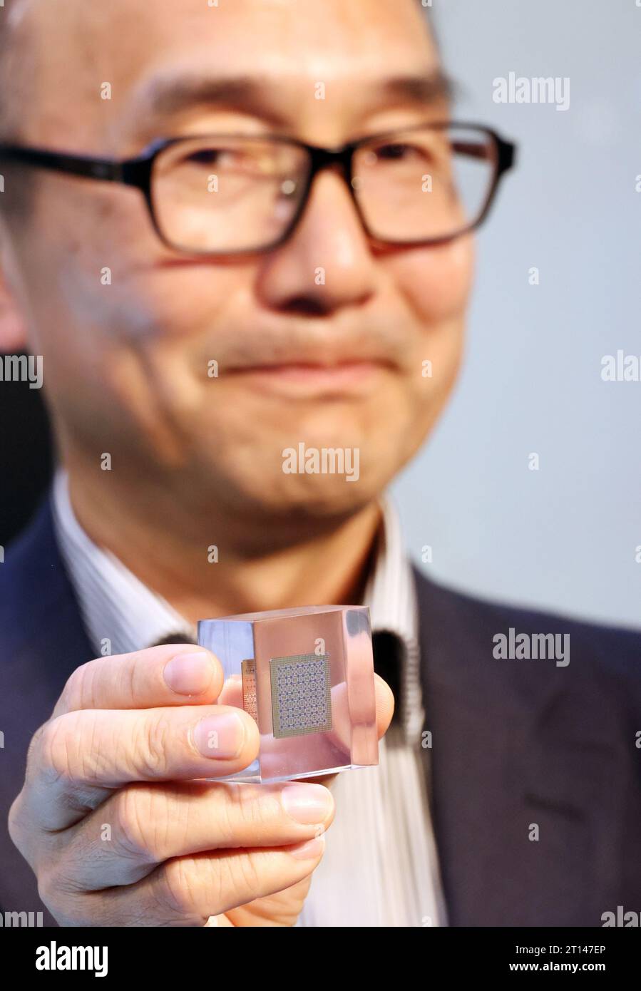 Kawasaki, Japan. 11th Oct, 2023. Japan's computer giant Fujitsu felllow ...