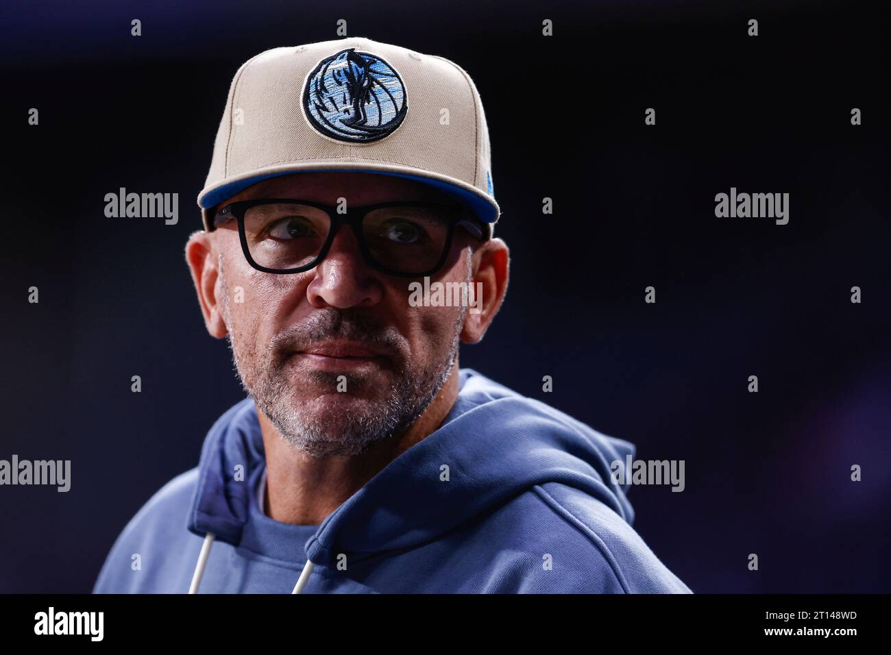 Jason Kidd, head coach of Dallas Mavericks, looks on during the ...