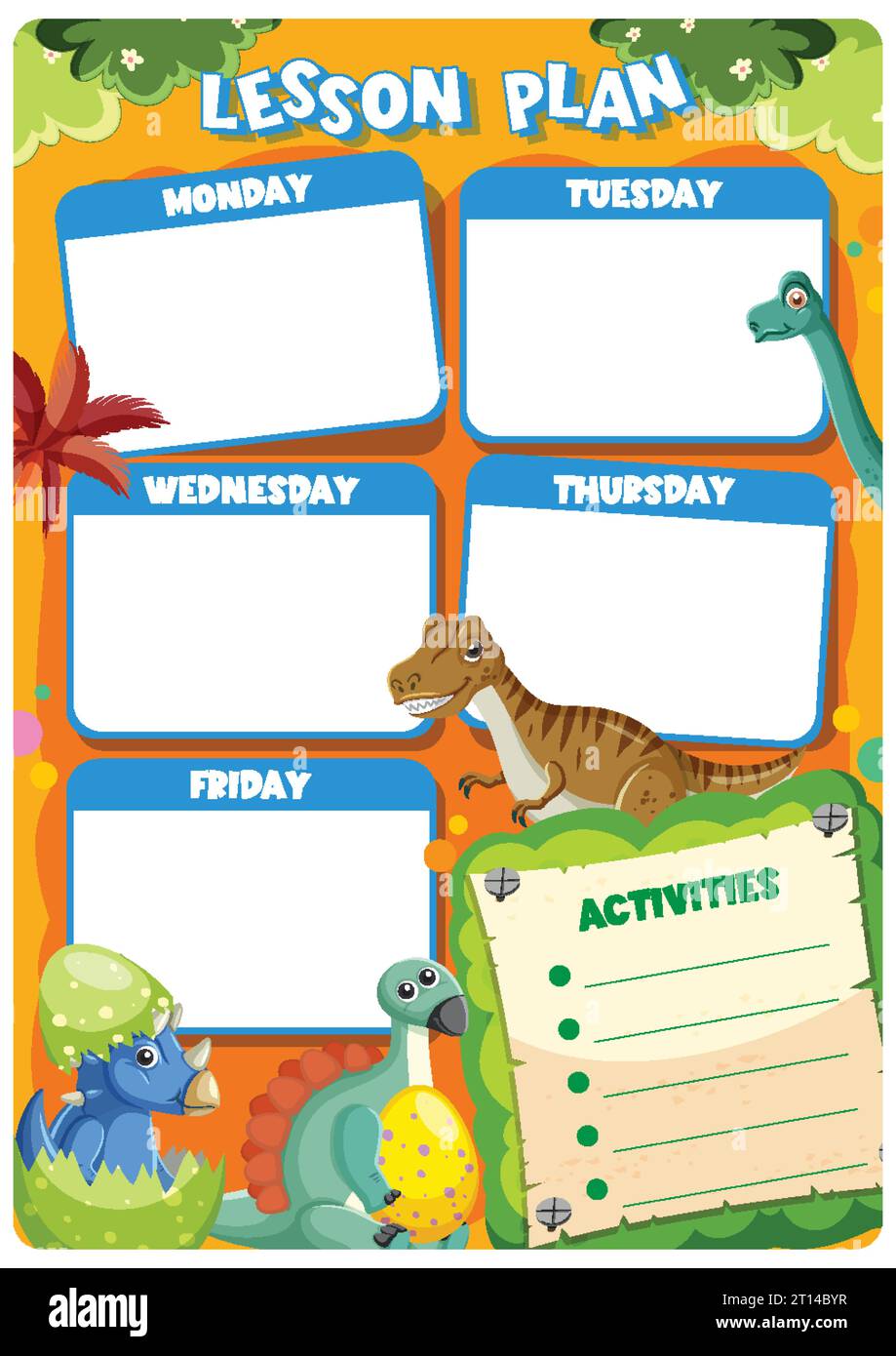 Fun and educational lesson plan with adorable dinosaur decorations ...
