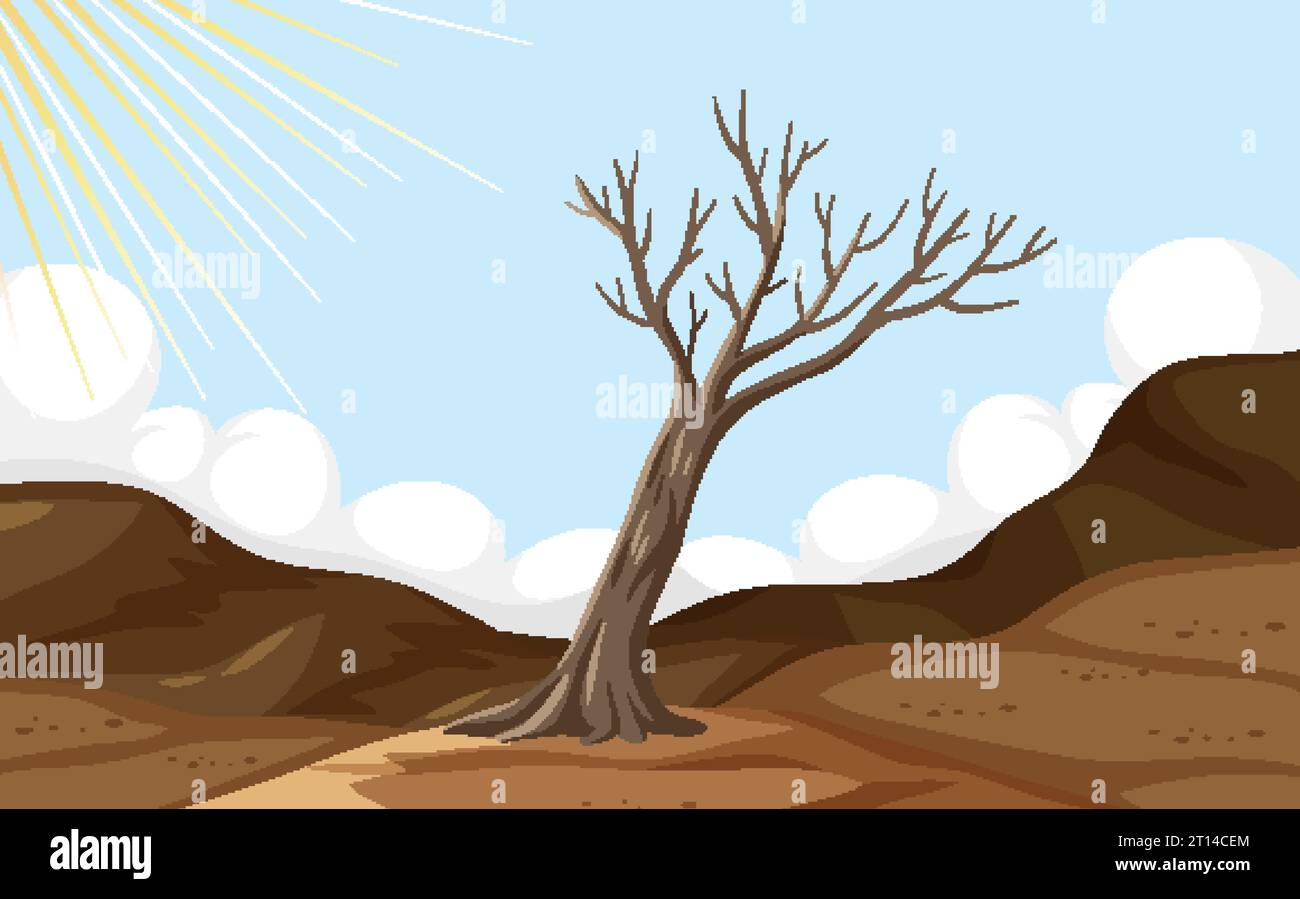 Death and drought Stock Vector Images - Alamy
