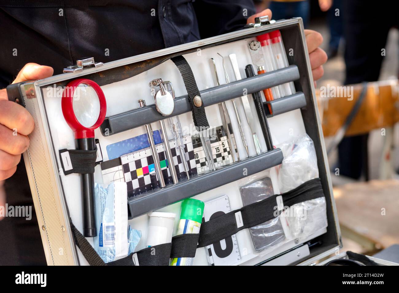 Forensic Scientist. forensic bag with research tools. Criminology ... Forensic Scientist. forensic bag with research tools. Criminology ...