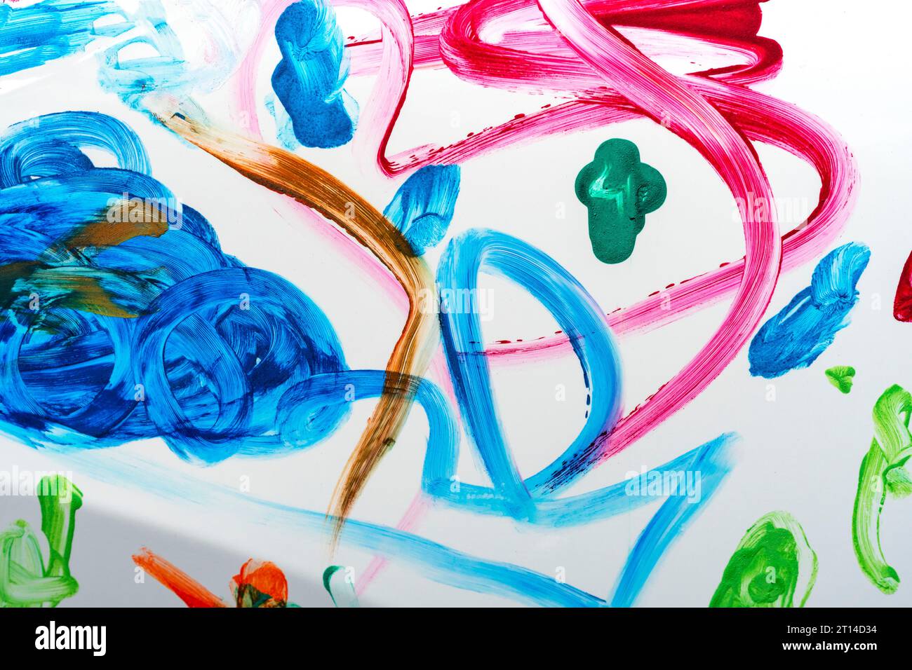 Background with paints. Colorful drawing Stock Photo - Alamy