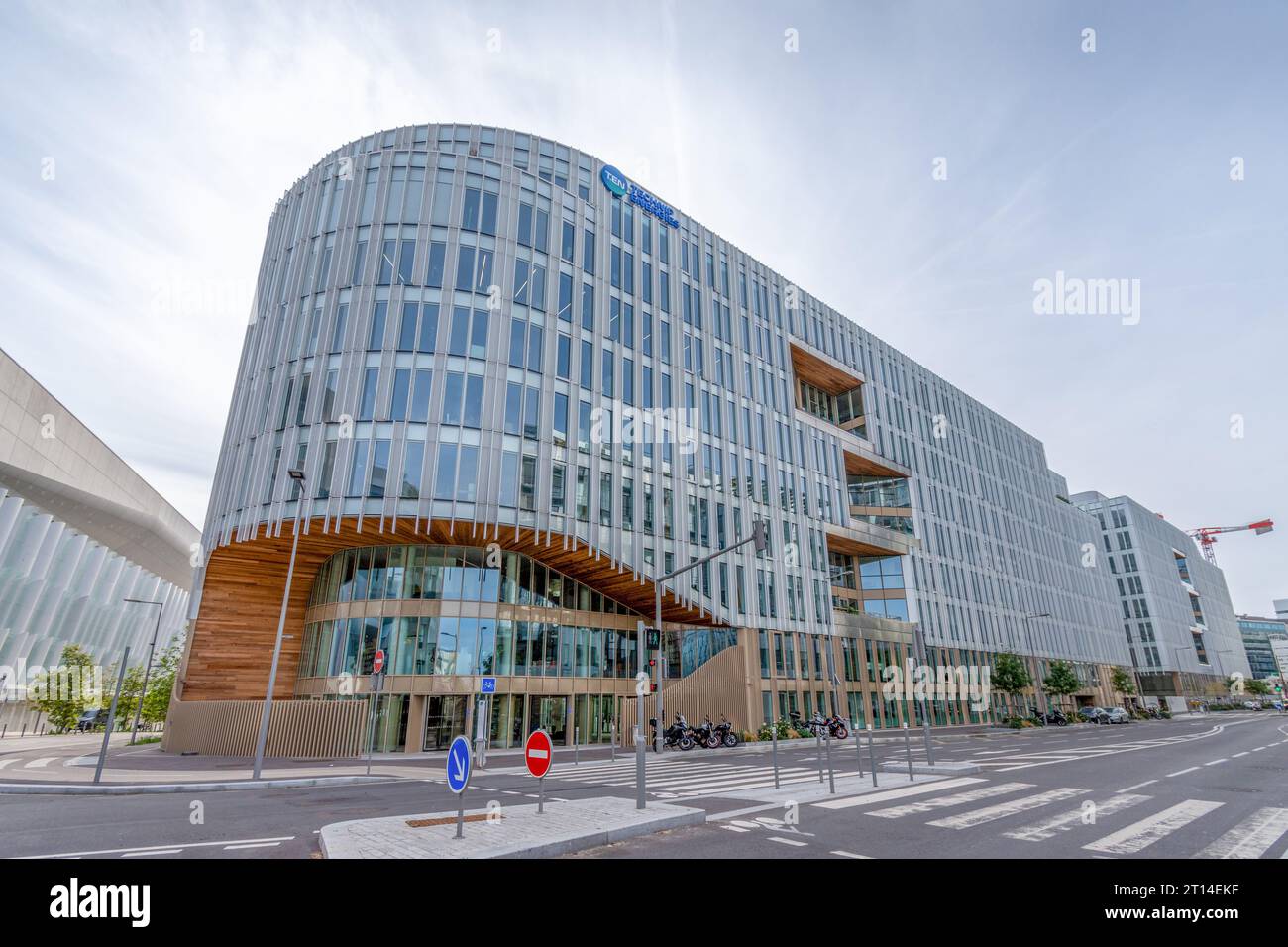 Exterior view of the headquarters of Technip Energies, a company of ...