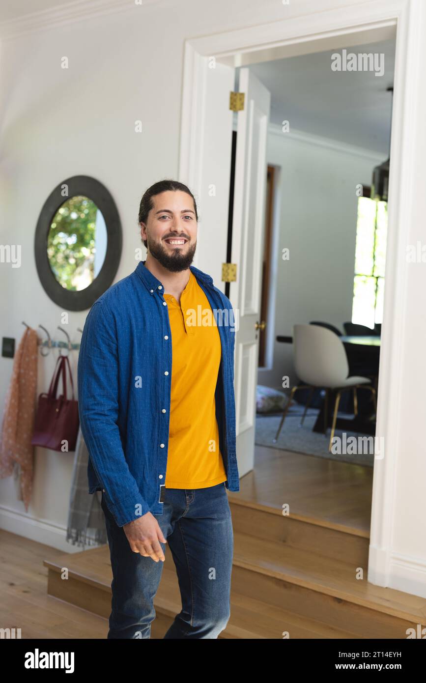 Portrait man beard walking hi-res stock photography and images - Alamy