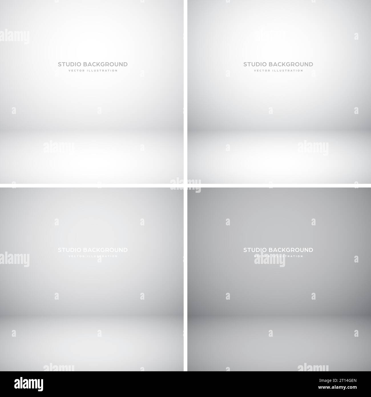 Empty gray studio abstract backgrounds with spotlight effect. Product ...