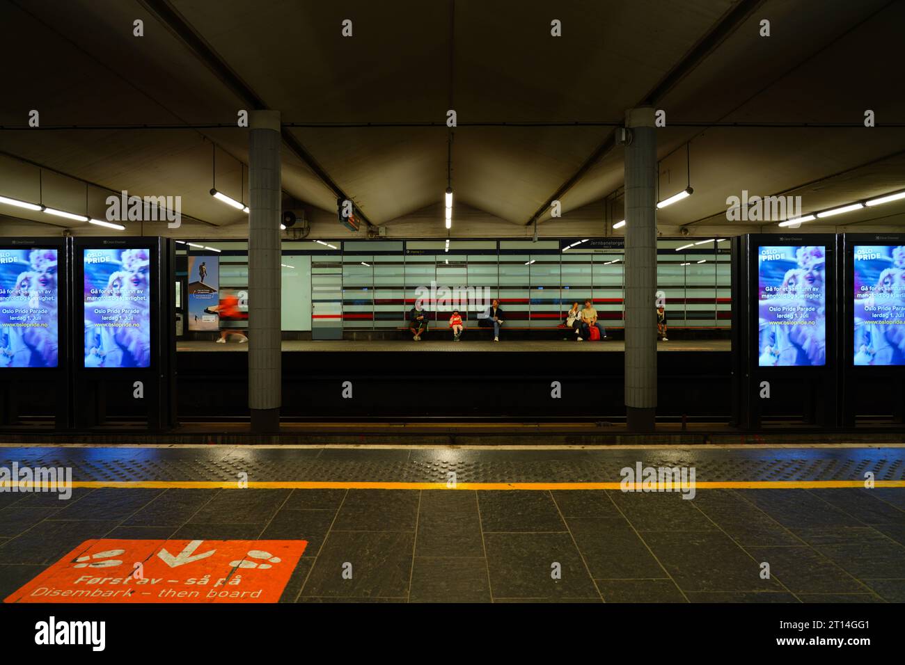 OSLO, NORWAY -30 JUNE 2023- View of the Oslo S Central Station (Oslo ...