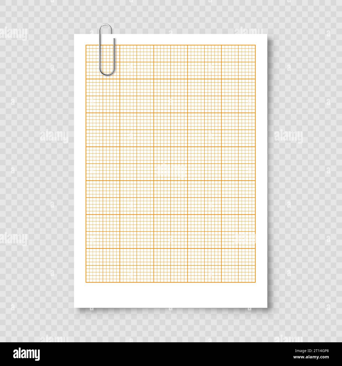 Sheet of graph paper with grid. Millimeter paper texture, geometric ...