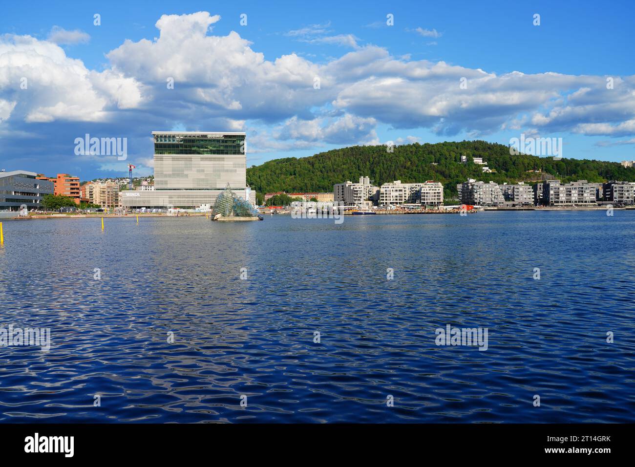 OSLO, NORWAY -30 JUNE 2023- View of the Munch Museum (Munch-museet), an ...