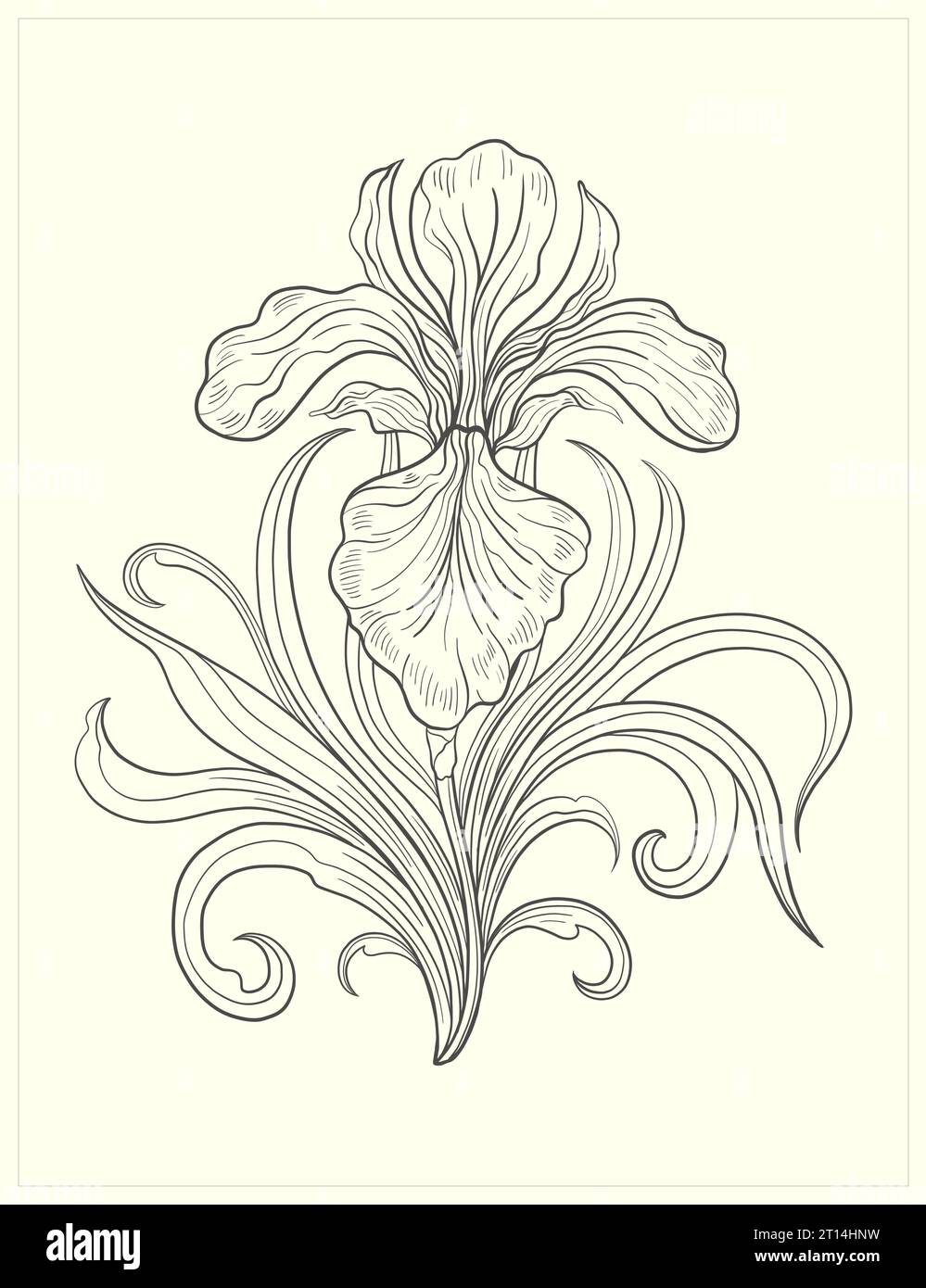 Art nouveau style liberty Stock Vector Images - Alamy