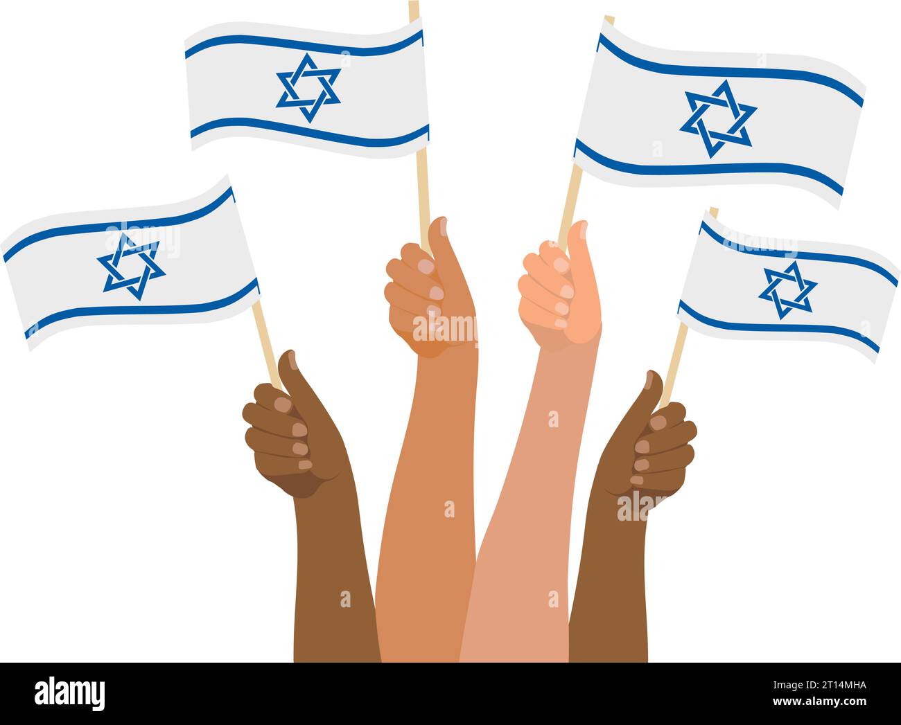 Israel war support. State and I Stand with Israel. Hand holding Israel ...