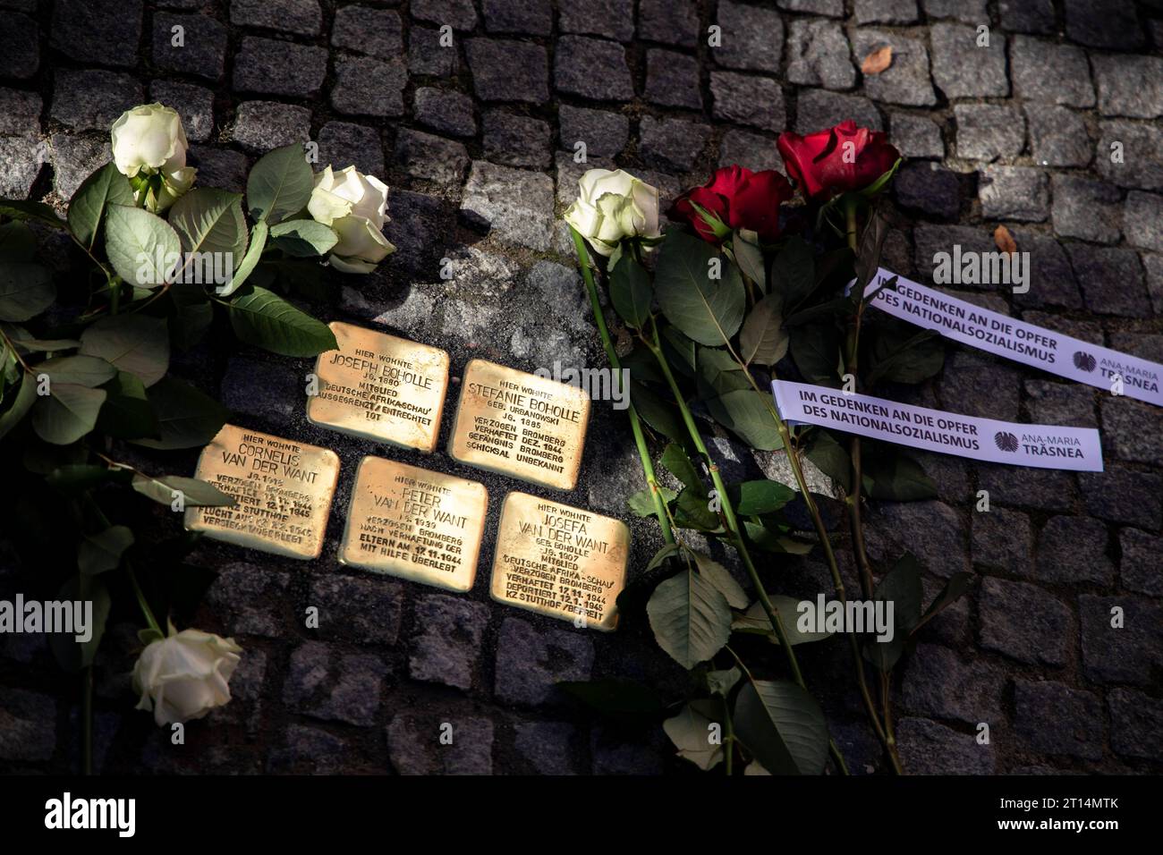 Verlegung der ersten Stolpersteine für Schwarze Opfer in der ...