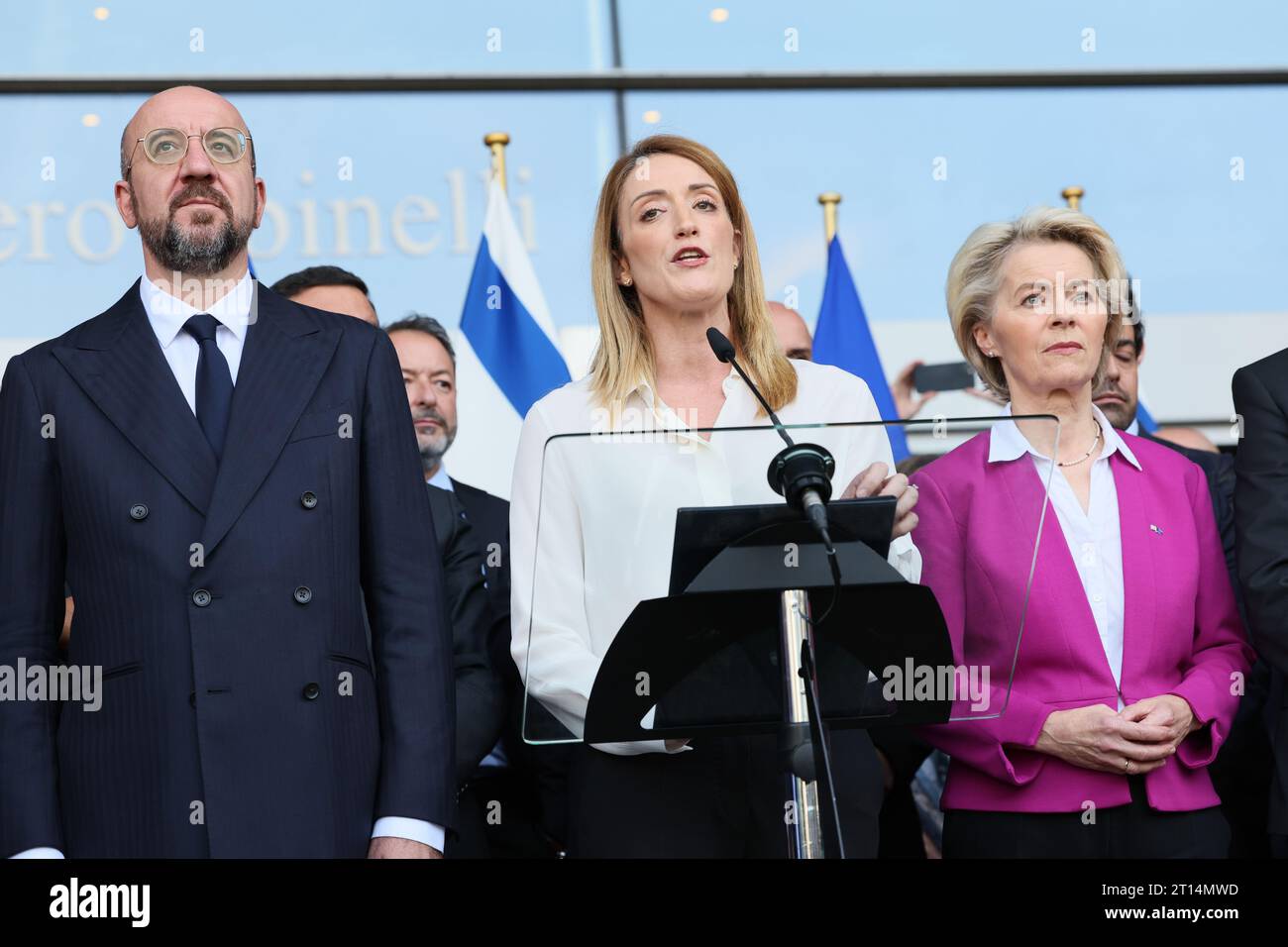 Roberta metsola israel hi-res stock photography and images - Alamy