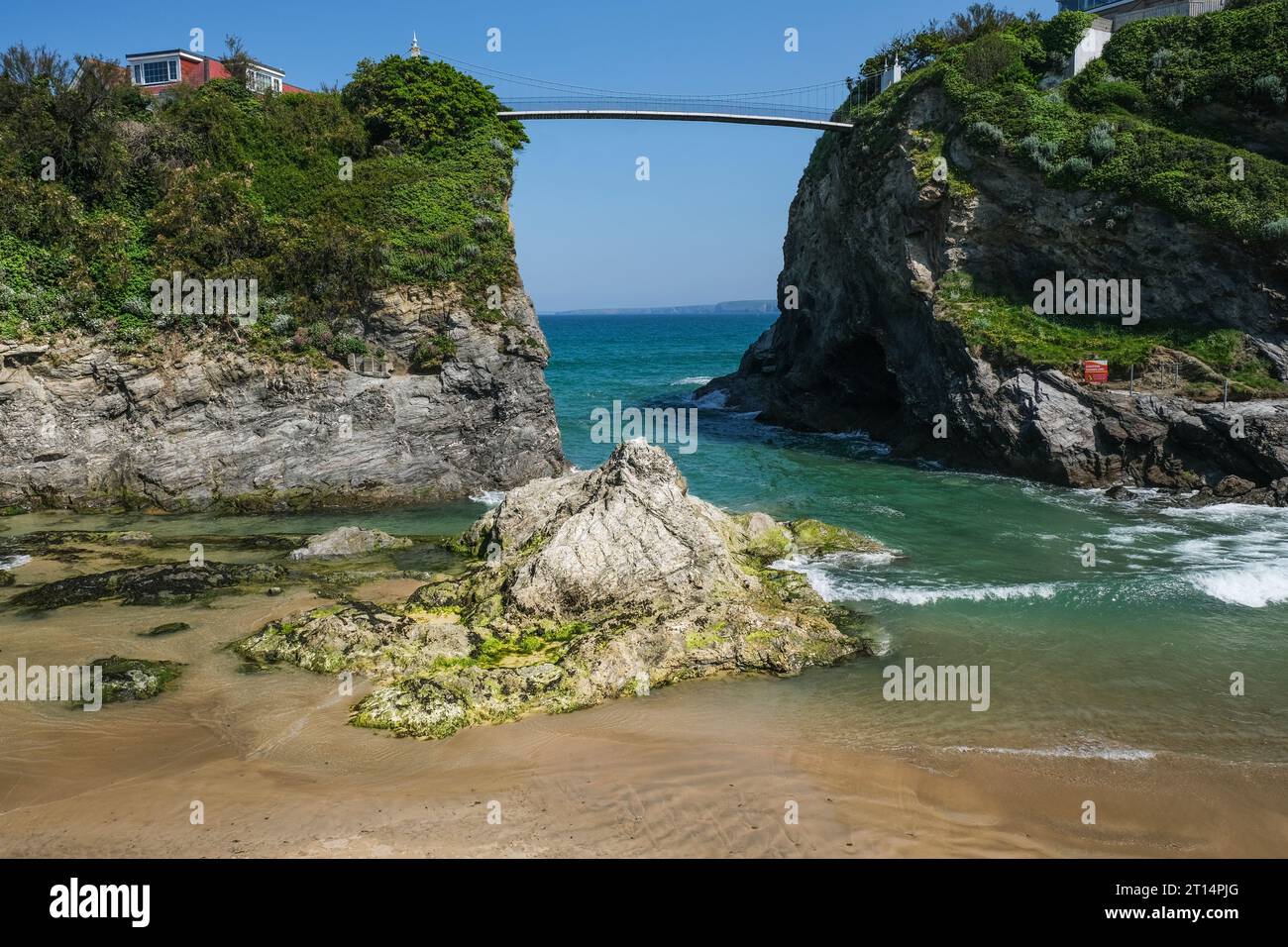 The award winning suspension bridge linking The Island and the mainland ...