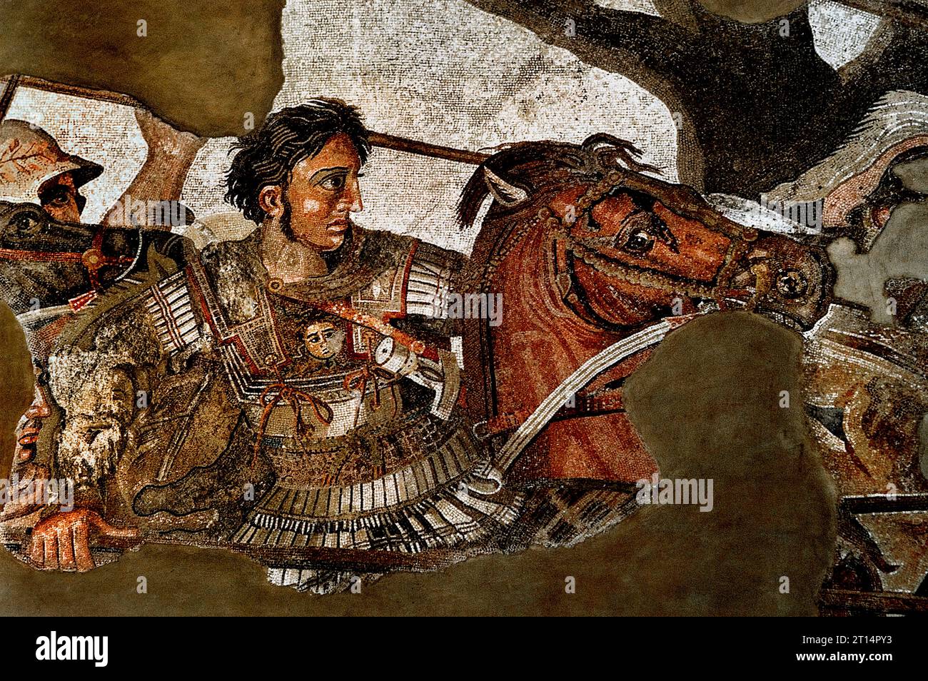 Alexander the Great in battle with Persian King Darius III ,Alexander ...