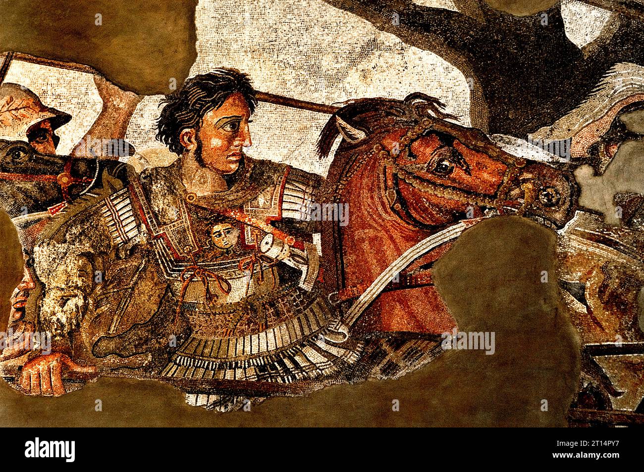 Alexander the Great in battle with Persian King Darius III ,Alexander ...