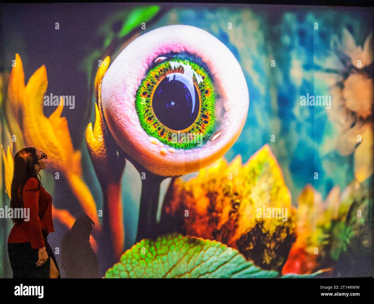 London, UK. 11th Oct, 2023. “Latent Spaces” comes from the mind of ...