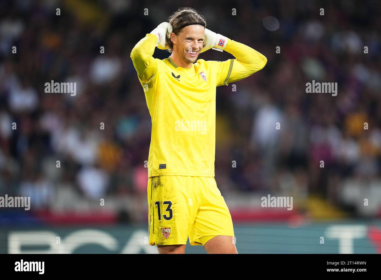 Orjan Nyland of Sevilla FC during the La Liga EA Sports match between ...
