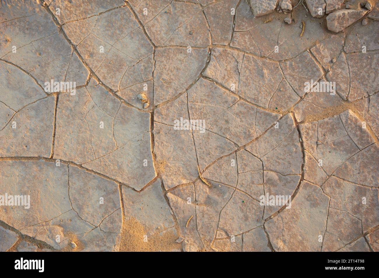 top view cracked dry ground abstract background Stock Photo - Alamy