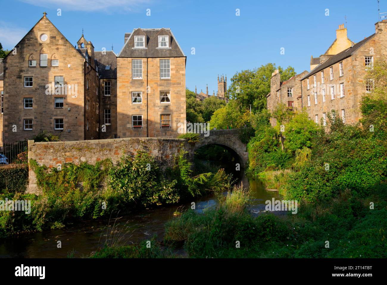Dean Village and Bells Brae bridge, Edinburgh Stock Photo - Alamy