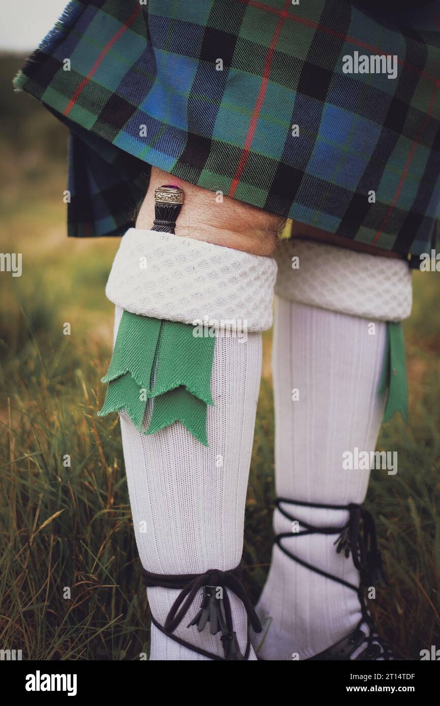 Scottish highland outfit hi-res stock photography and images - Alamy